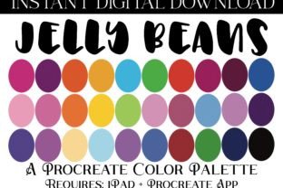 Jelly Beans Procreate Color Palette Graphic by ZaraRozaDesigns ...