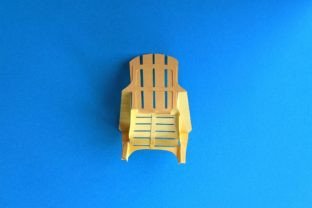 Mini Adirondack Chair Template Graphic by Hey JB Design · Creative Fabrica