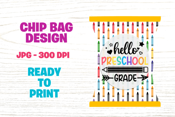 BACK to SCHOOL CHIP BAG PRINTABLE #12 Graphic by Marila Designs ...
