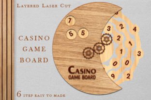 Laser Cut Kids Number Game Board · Creative Fabrica