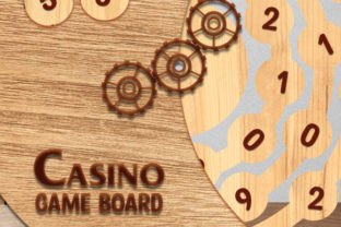 Laser Cut Kids Number Game Board · Creative Fabrica