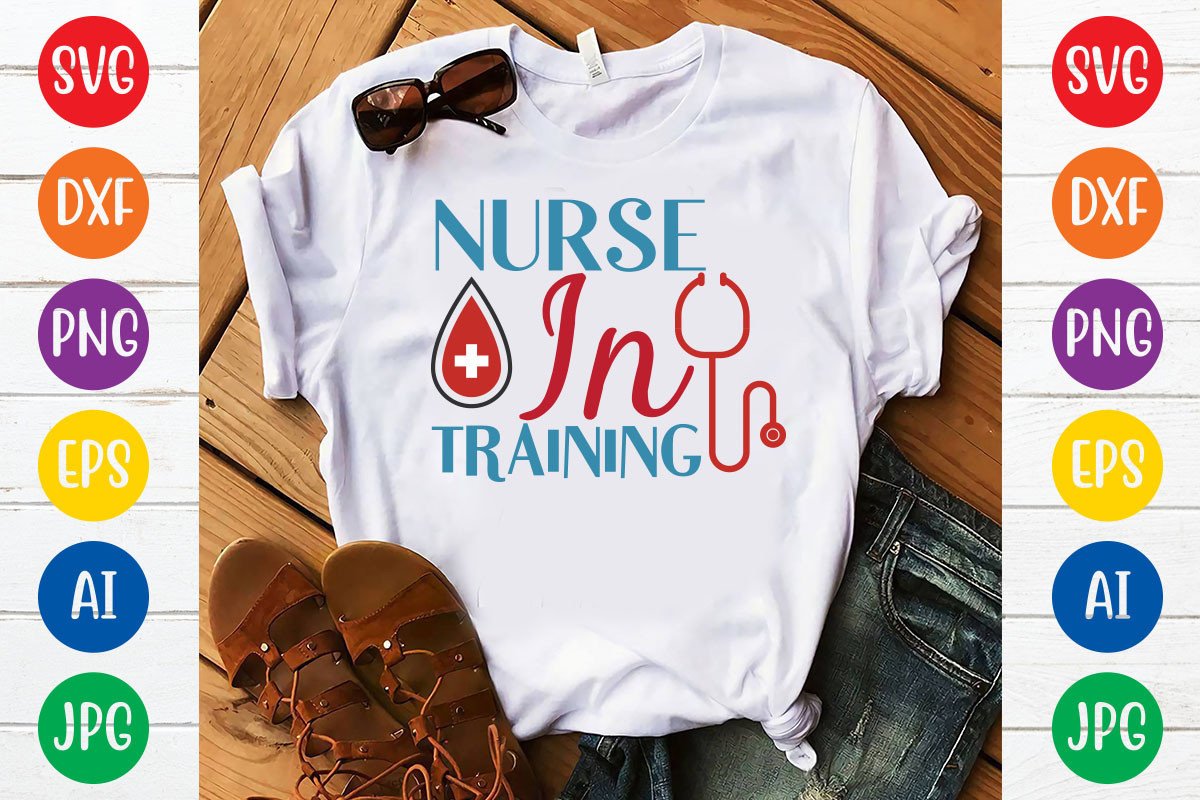 Nurse in Training Svg Design Graphic by DigitalArt · Creative Fabrica