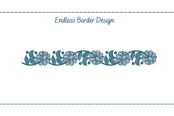 Heart Endless Border · Creative Fabrica
