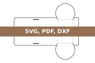 Pastry Box Template · Creative Fabrica