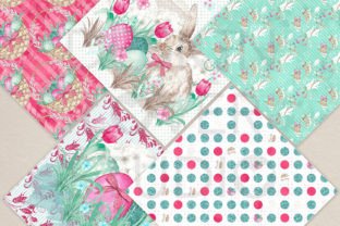 Happy Easter Digital Paper Pack Graphic by designloverstudio · Creative ...