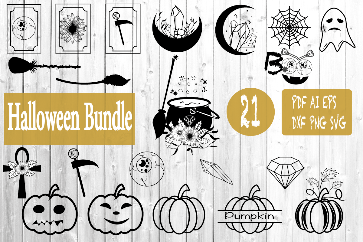 Halloween Bundle Clipart Graphic by Little-Learners-Oasis · Creative ...