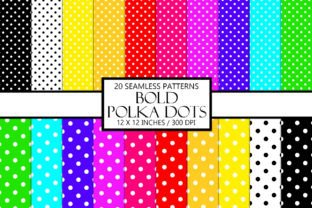 Seamless Polka Dot Pattern Paper Graphic by NiftyCraftyHouse · Creative ...