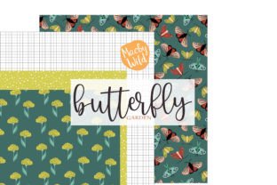 Butterfly Garden Seamless Patterns Graphic by maebywild · Creative Fabrica