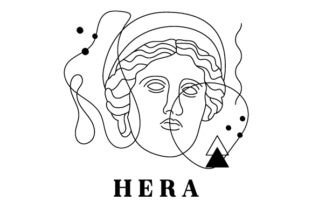 Ancient Greek Mythology Olympian Gods Hera SVG Cut file by Creative ...