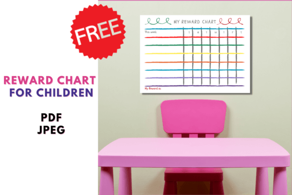 FREE Printable Weekly Chore Chart Graphic by KY Designx · Creative Fabrica