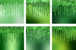 Green Dripping Glitter Background Graphic by PinkPearly · Creative Fabrica