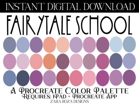 Petals Procreate Color Palette Graphic by ZaraRozaDesigns · Creative ...
