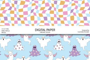 Retro Groovy Halloween Digital Pattern Graphic by EssentiallyNomadic ...