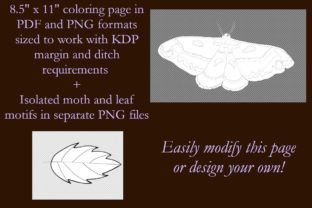 Cecropia Moth Coloring Page Graphic by jennbmccoyart · Creative Fabrica