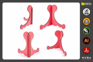 6 Sizes Easel Stand, Photo Frame Svg · Creative Fabrica