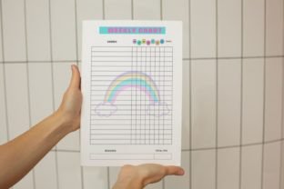 FREE Printable Weekly Chore Chart Graphic by KY Designx · Creative Fabrica