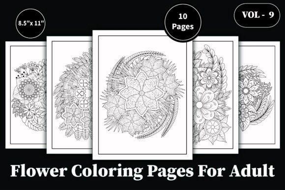 Beauties Coloring Book for Adults Graphic by Design Creator Press ...