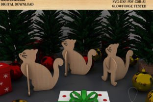 Cat Puzzle Laser Cut Files Vector Plans · Creative Fabrica