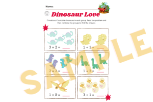 Dinosaurs Addition Graphic by Agnieszka Swiatkowka-Sulecka · Creative ...
