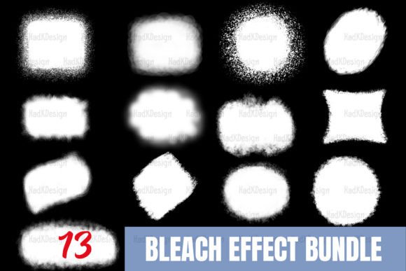 Bleach Effect PNG Bundle Graphic by ElementDesignAndArt · Creative Fabrica