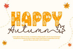 Hello Fall Duo Font by Hoperative Design · Creative Fabrica