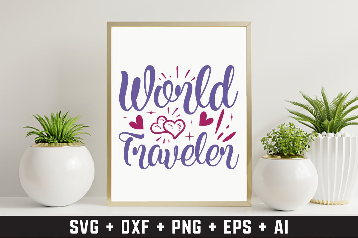 World Traveler Graphic by Creativelab19 · Creative Fabrica