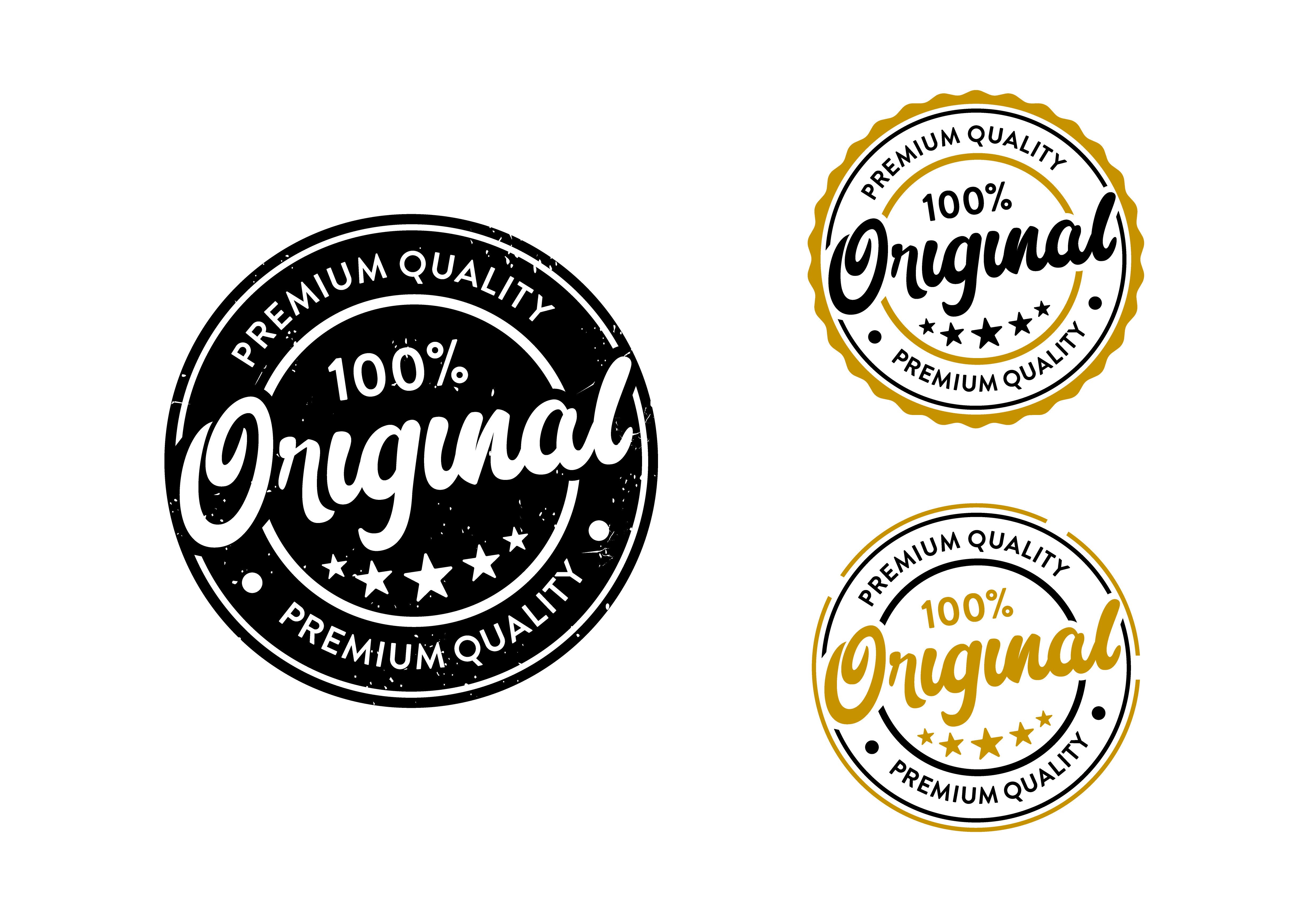 Original Product Label Badge Stamp Logo Graphic by zwallow99 · Creative ...