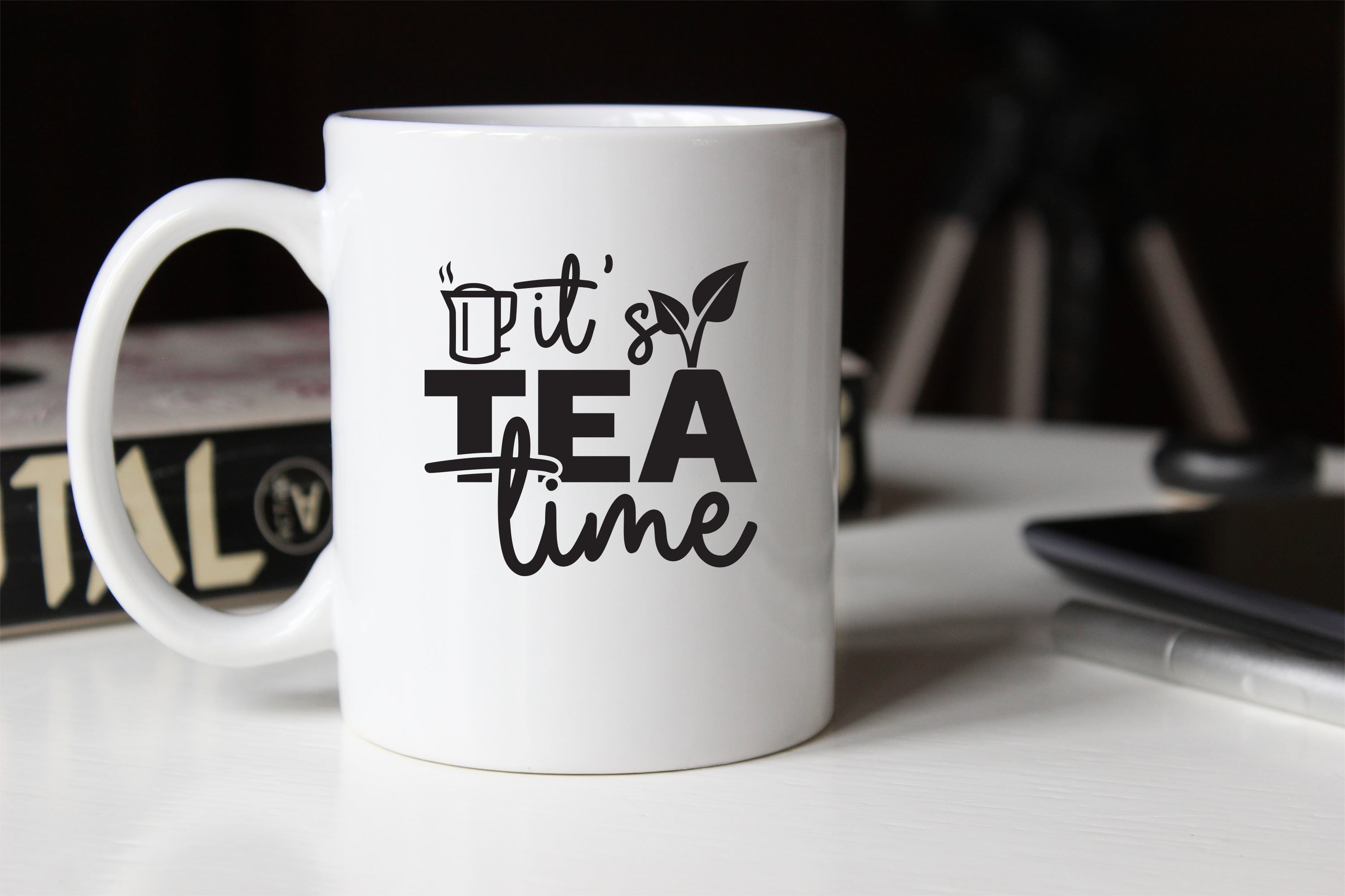 It's Tea Time Graphic by Vintage · Creative Fabrica