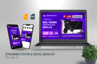 Streaming Poster Social Media Graphic by ibeydesign · Creative Fabrica