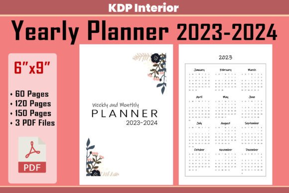 Weekly and Monthly Planner 2023-2024 Graphic by cristycomm · Creative ...