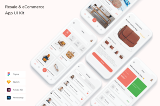 Resale & ECommerce App UI Kit Graphic by betush · Creative Fabrica