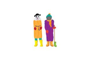 Newfoundland Mummers SVG Cut file by Creative Fabrica Crafts · Creative ...