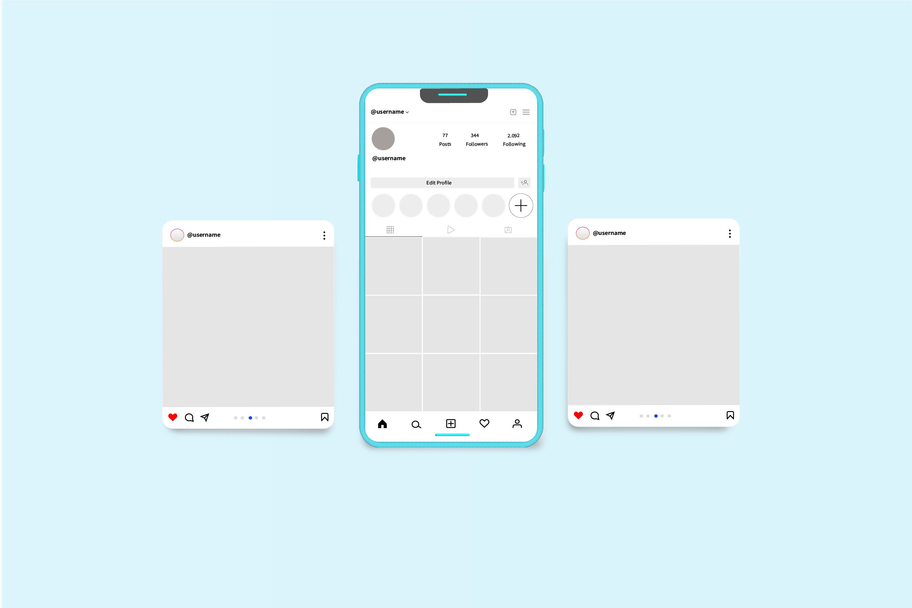 Social Media Post Template Graphic by samira.mammadova4888 · Creative ...