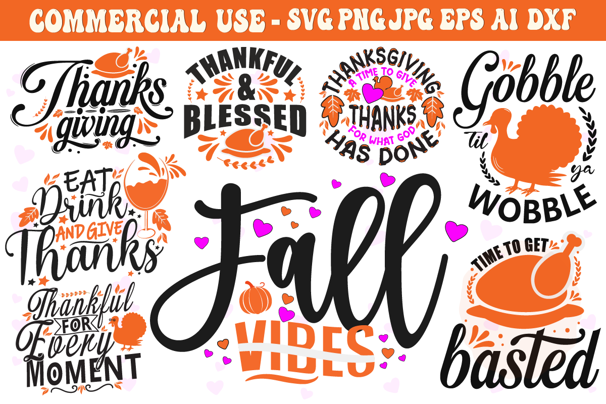 Thanksgiving Bundle Graphic by Fusion Glitch · Creative Fabrica