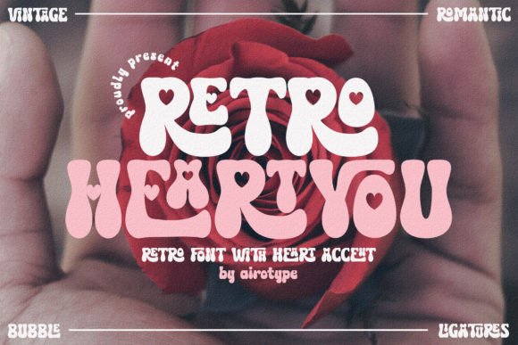 1883 Heart Font Designs & Graphics
