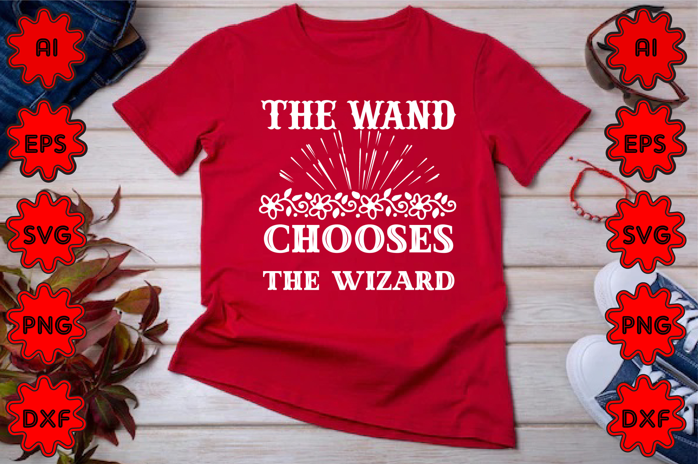 The Wand Chooses the Wizard Graphic by BD CRAFTER · Creative Fabrica