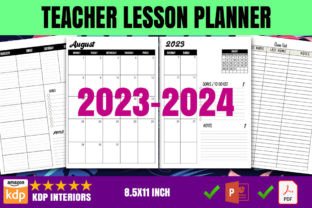 Teacher Lesson Planner 2023-2024 Graphic by AzYou · Creative Fabrica