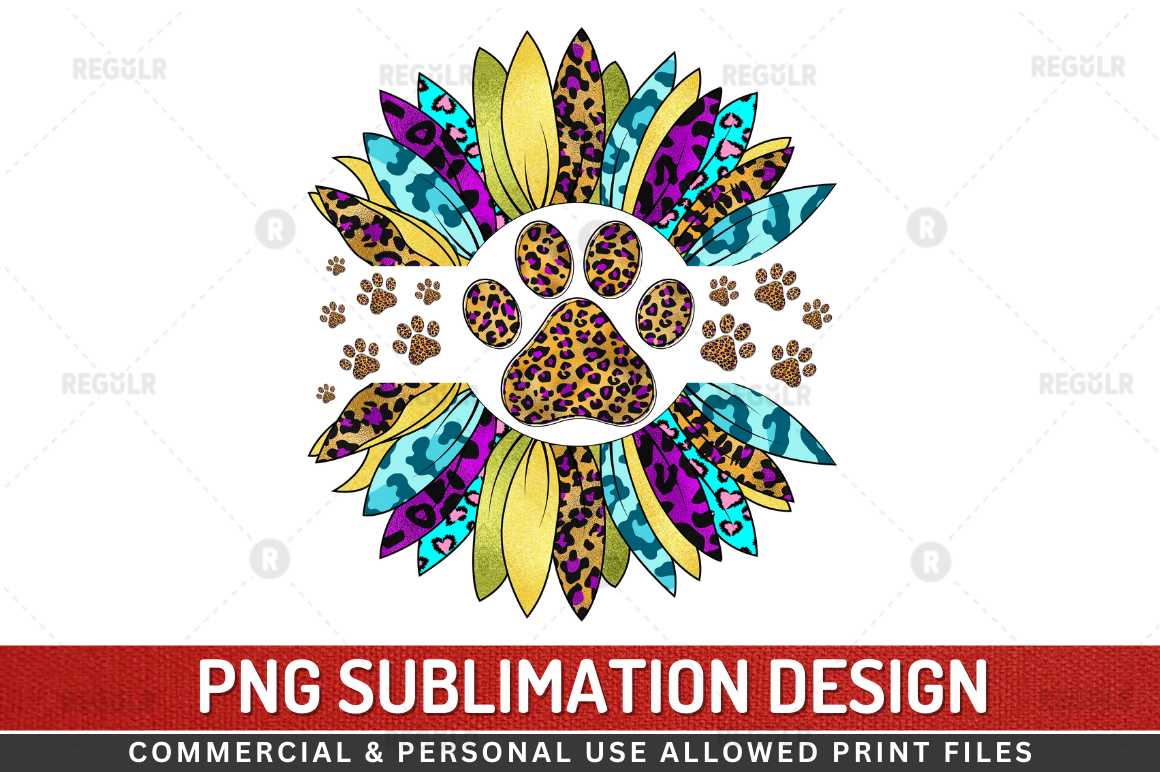 Western Dog Sunflower Clipart Graphic by Regulrcrative · Creative Fabrica