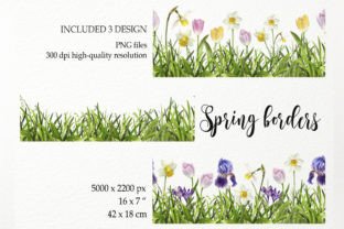 Grass Clipart. Spring Watercolor Flowers Graphic by WatercolorGardens ...