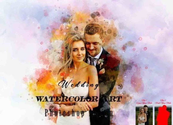 Real Watercolor Art Photoshop Action Graphic by hmalamin8952 · Creative ...