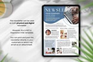 Canva Business Newsletter Template Graphic by naleencmudhannayake ...