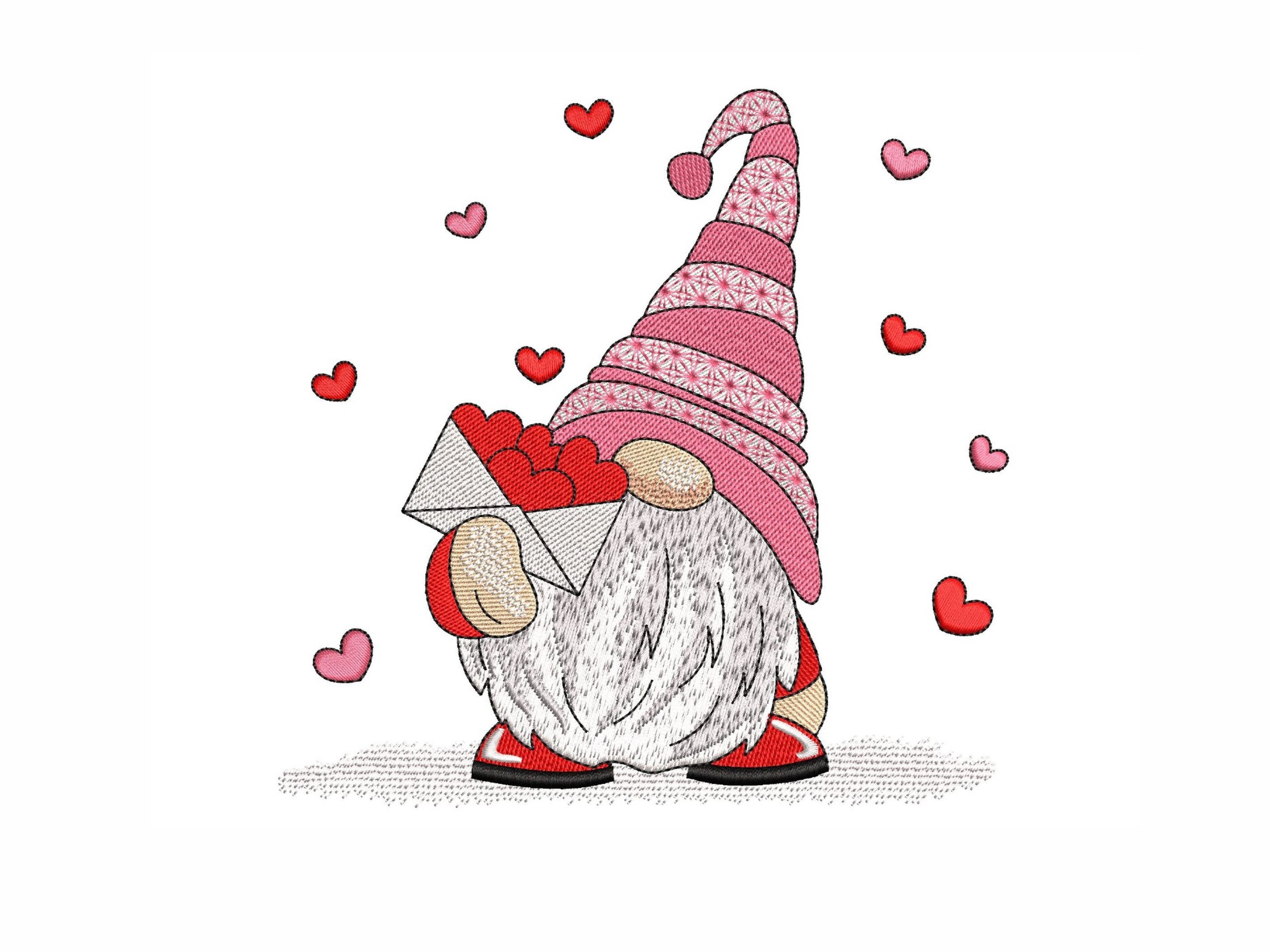 Valentine's Day Gnome · Creative Fabrica