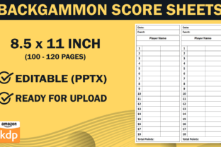 Backgammon Score Sheets Graphic by Ladamgraphics · Creative Fabrica