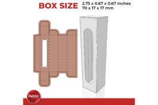Chapstick Box, Lip Balm Box Templates · Creative Fabrica