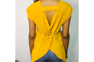 Cutout Twist Back Top Graphic by shevonfer68 · Creative Fabrica
