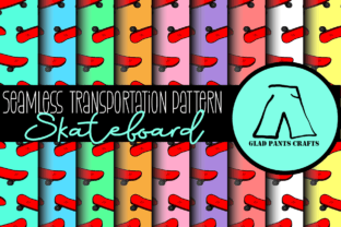 Seamless Transportation Pattern Bundle Graphic by Glad Pants Crafts ...