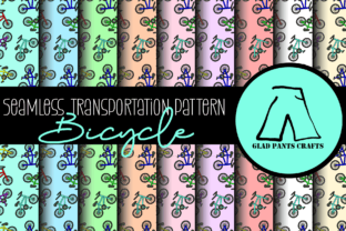 Seamless Transportation Pattern Bundle Graphic by Glad Pants Crafts ...