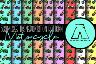 Seamless Transportation Pattern Bundle Graphic by Glad Pants Crafts ...