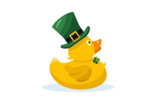 Sain't Patrick's Day Rubber Duck SVG Cut file by Creative Fabrica ...