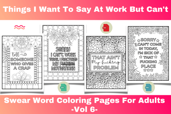 16698 Adult Coloring Page Designs & Graphics